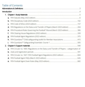 FIFA Football Agent Exam Study Materials - FIFA Agent Exam